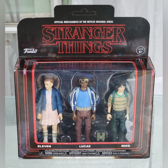 Netflix | Toys | Funko Stranger Things Eleven Lucas And Mike 3 Pack ...